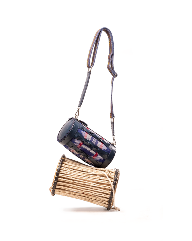 Blue Gangan (Talking Drum) Bag - Ethnik Africa